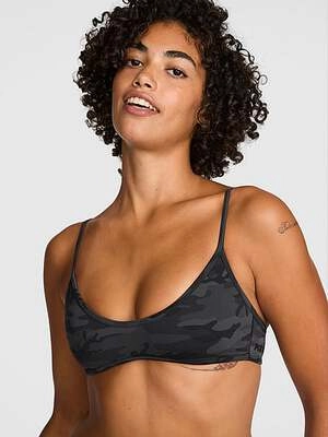 Pink Relay™ Micro Scoop Bra - Print