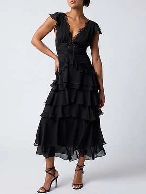 Victoria's Secret Lulus Lulus Sai Tiered Dress