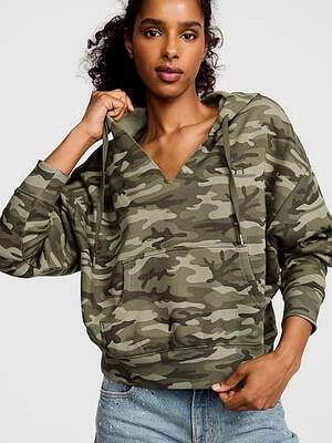 Pink Campus Fleece™ Shrunken Hoodie Print