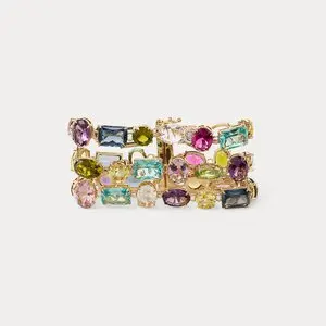 Ralph Lauren Gold-plated Stone Multistrand Bracelet - Gold/multi