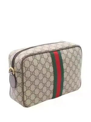 Gucci 2016-2026 Medium Gg Supreme Web Ophidia Crossbody Bag