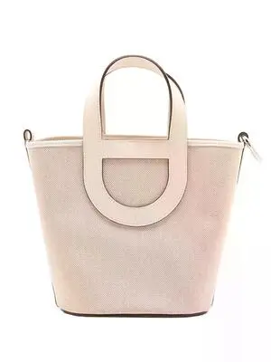 Hermès 2025 Toile And Swift In The Loop 18 Handbag - Neutrals
