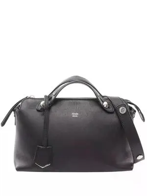 Fendi 2010-2026 Medium Leather The Way Satchel - Black