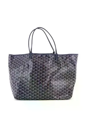 Goyard Saint Louis Coated Canvas Gm Tote Bag - Blue