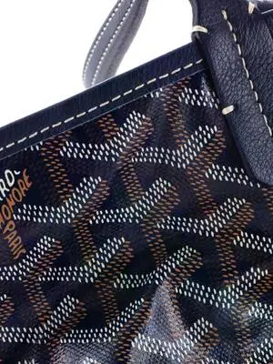Goyard Saint Louis Coated Canvas Gm Tote Bag - Blue