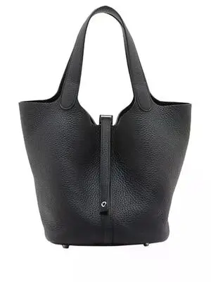Hermès 2025 Clemence Picotin Lock 22 Handbag - Black