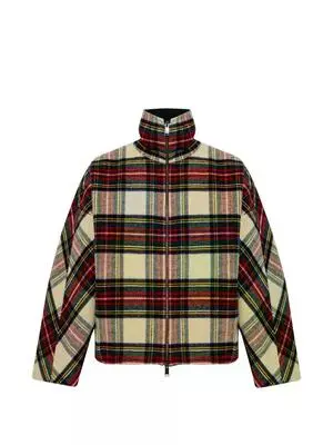 DARKPARK Aj Tartan Wool Jacket - Red
