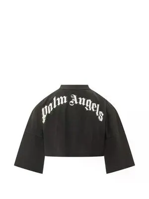 Palm Angels Logo-print Cropped Top