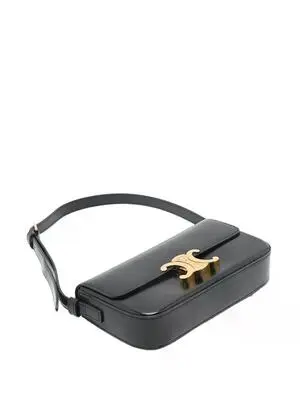 Celine 2010-2026 Shiny Calfskin Triomphe Claude Shoulder Bag