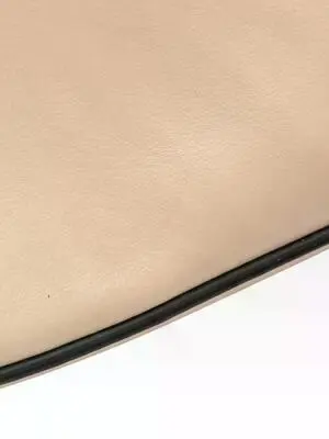 Prada 2013-2026 Small Leather Patina Shoulder Bag - Neutrals