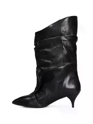 ALCHIMIA Slouchy Pointed-toe Ankle Boots