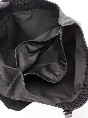 Fendi 2000-2010 Zucchino Canvas Tote Bag