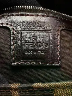 Fendi 2000-2010 Zucca Canvas Mamma Forever Shoulder Bag