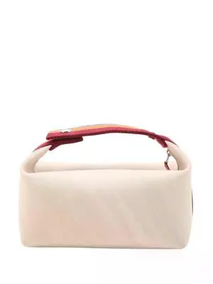 Hermès 2000-2026 Small Toile Bride A Brac H Pavillon Case Vanity Bag - Brown