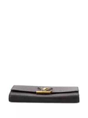 LOUIS VUITTON Capucines Wallet Leather Small Wallets - Black