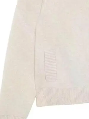 LISA YANG Aleya Zip-up Collared Sweater