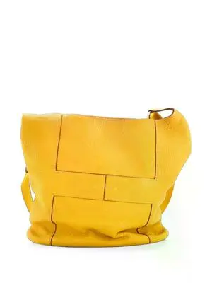 Hermès Sac Good News Bag Leather Gm Crossbody Bag - Yellow