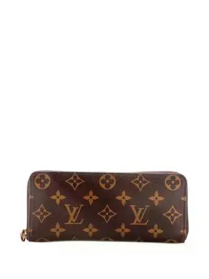 LOUIS VUITTON Clemence Wallet Monogram Canvas Small Wallets - Brown