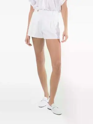 DÔEN Kingsley Pleated Shorts - White