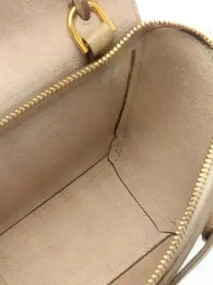 Celine Grained Calfskin Belt Bag Satchel - Neutrals