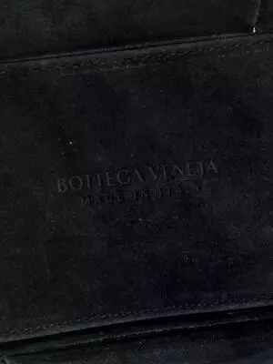 Bottega Veneta 2012-2026 Mini Lambskin Intreccio Arco Tote Satchel - Black