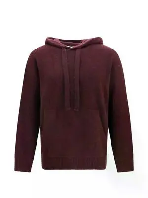 LANEUS Knitted Hoodie - Purple