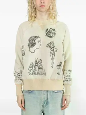 SAMUEL ZELIG Duffle Graphic-print Sweatshirt