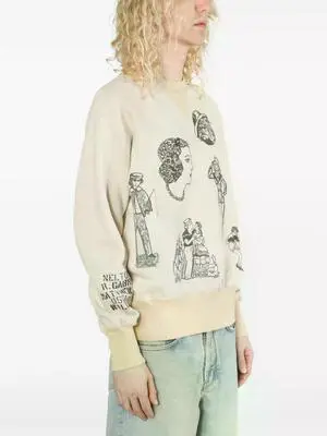 SAMUEL ZELIG Duffle Graphic-print Sweatshirt