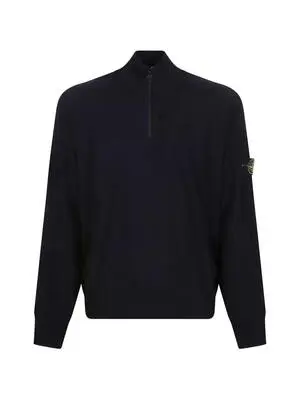 Stone Island 5100008 Stretch Rws-wool Jumper - Blue