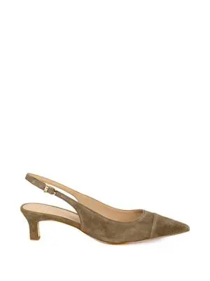 Michael Kors Pointed-toe Slingback Pumps - Brown