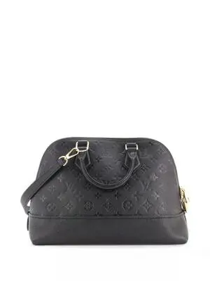 LOUIS VUITTON Neo Alma Handbag Monogram Empreinte Leather Pm Shoulder Bag - Black