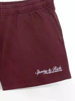 SPORTY & RICH Logo-print Shorts