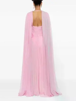 Zuhair Murad Draped V-neck Gown