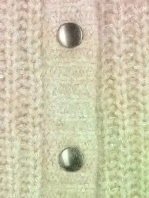 Brunello Cucinelli Sequin-embellished Ribbed Cardigan - Neutrals