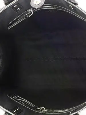 Versace La Vacanza Medusa Logo Raffia Small Tote Bag - Neutrals