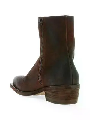 Marsèll Tex Tex Burnished-effect Ankle Boots