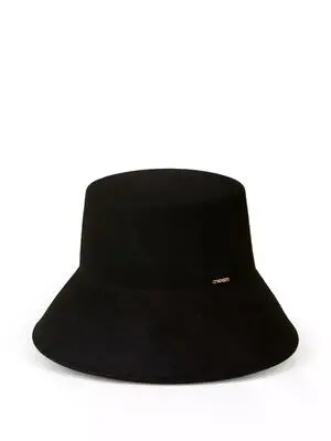 TWINSET Wool Cloth Bucket Hat - Black