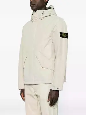 Stone Island Logo-patch Hooded Jacket