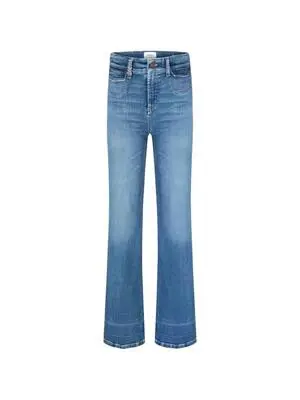 CAMBIO Fabienne Flared Jeans - Blue