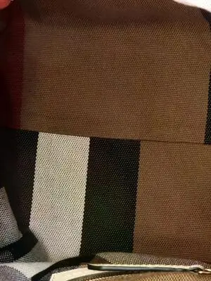 Burberry Maidstone Leather And House Check Canvas Tote Bag