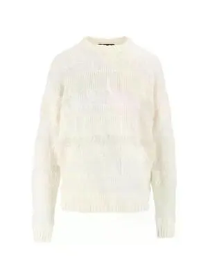 Fabiana Filippi Sequin-embellished Striped Sweater - Neutrals