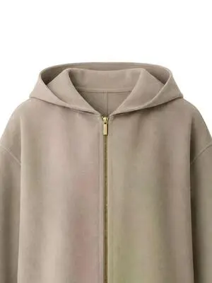 Max Mara Hooded Zip-up Hoodie