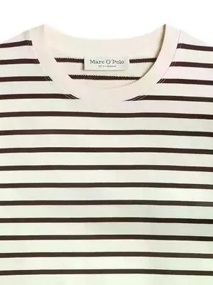 Marc O'polo Striped Short-sleeve T-shirt - Neutrals