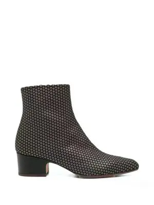Chie Mihara Croc-effect Leather Ankle Boots
