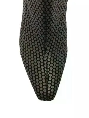 Chie Mihara Croc-effect Leather Ankle Boots