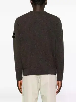 Stone Island Logo-patch Knit Sweater