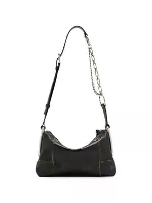 Marc Jacobs Scene Medium Shoulder Bag In Studded Distressed Leather