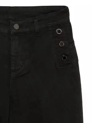 Liu Jo Button-embellished Flared Jeans