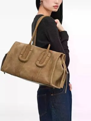 Marc Jacobs Babe City Tote In Felted Suede