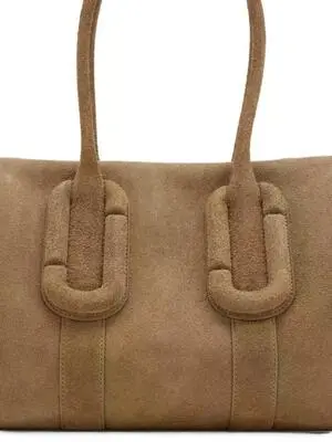 Marc Jacobs Babe City Tote In Felted Suede
